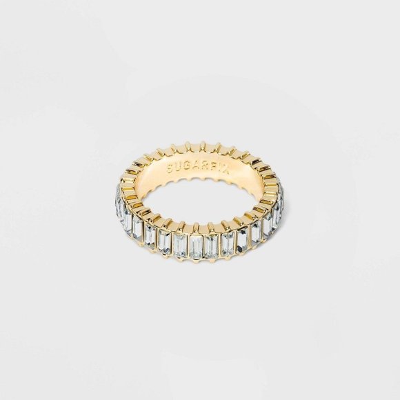 BaubleBar | Jewelry | Sugarfix By Baublebar Baguette Crystal Statement ...
